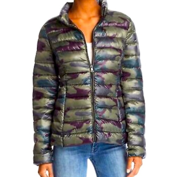 Aqua | Jackets & Coats | Aqua Camo Packable Puffer Jacket Nwt | Poshmark
